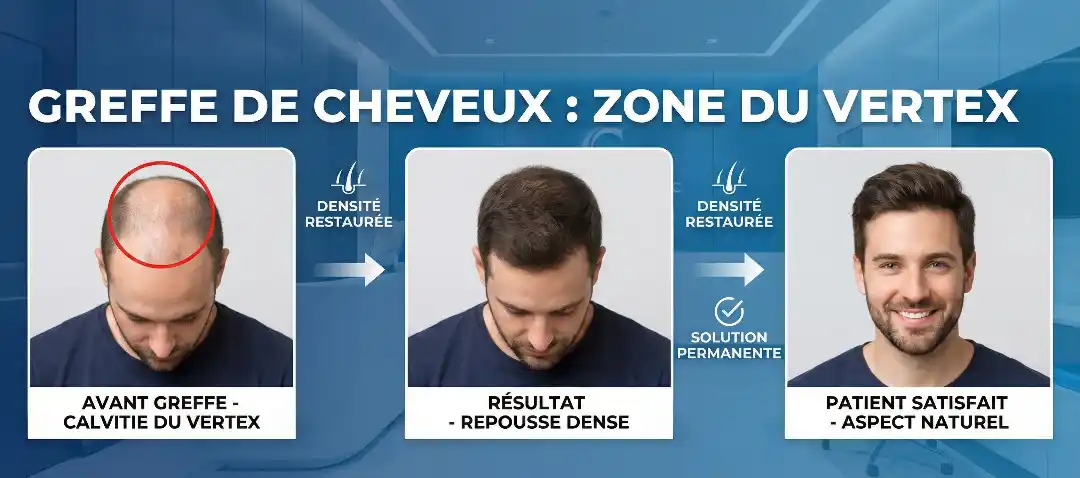 Vertex cheveux :ce que c’est exactement ? - Base Medicale